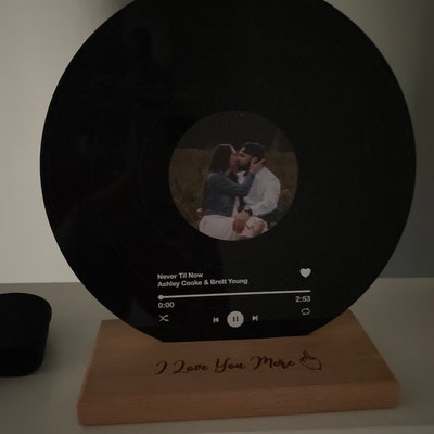 Song Personalized Record Birthday Gift for Her Anniversary Gift for Him ...