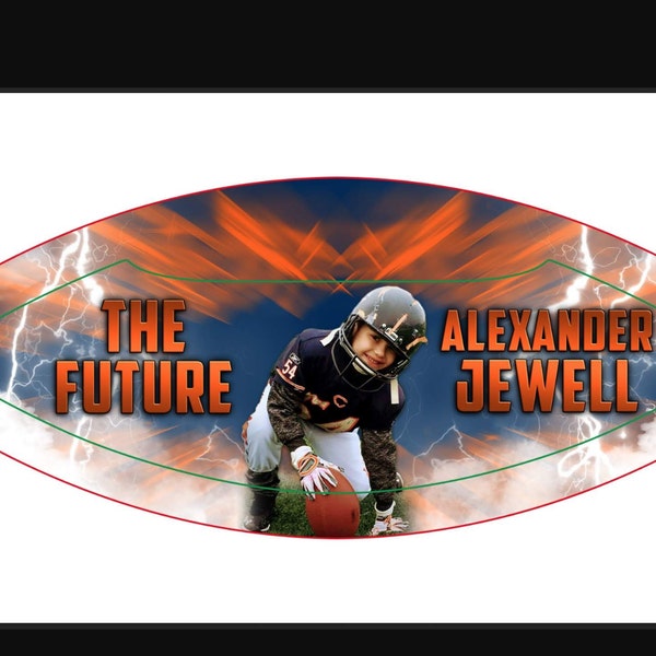 Custom Made Football - Senior Football Gift, Senior Night Gift ...