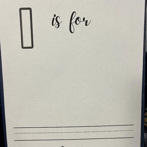 Blank Alphabet Book, Baby's First ABC Book, Baby's First Alphabet Book ...