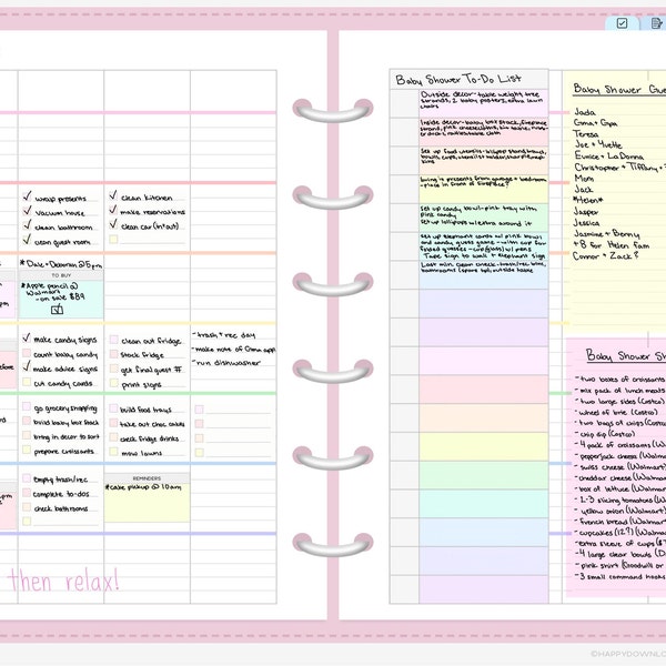 Rainbow Widgets Digital Stickers, Digital Planner Stickers, Tracker ...