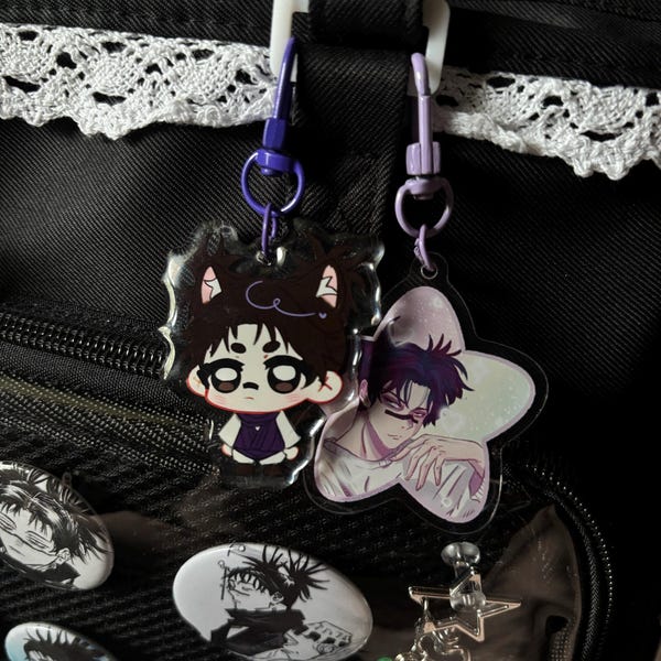 Jujutsu Kaisen Sorcerer (JJK) ACRYLIC KEYCHAINS - Etsy