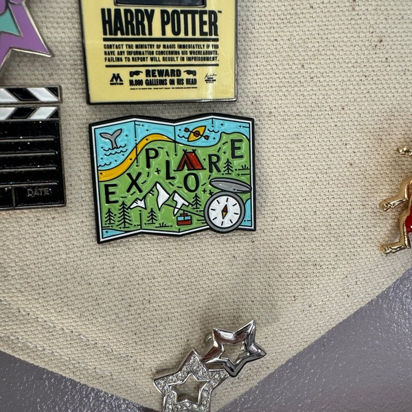 Black Wave Enamel Pin Badge, Designed by Cold up North - Etsy