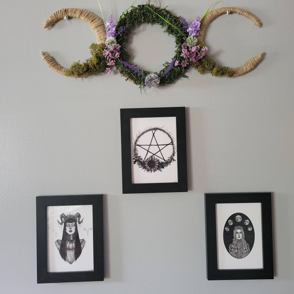 Selene - Fine Art Print - Moon Goddess - Greek Mythology - Pagan ...