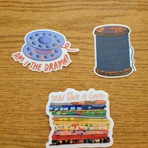 Seam Ripper Sticker, Cute Sewing Stickers, Sewing Machine Sticker ...