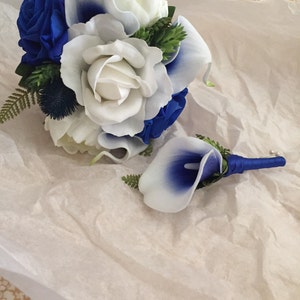 Real Touch Artificial White Ivory Rose Calla Lily Hops Babys | Etsy