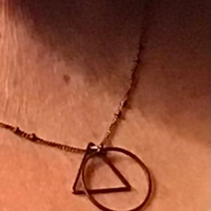 Black Recovery Necklace. AA Recovery Unity Symbol. AA Unity. Sobriety ...