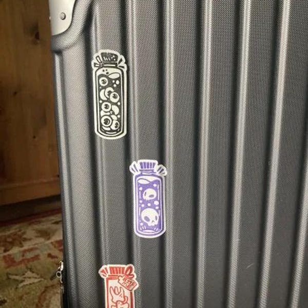 Bottle Stamp Waterproof Sticker Set! - Etsy