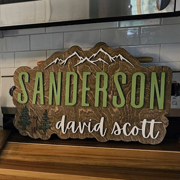 Freestanding Wooden Name Cutouts, Wooden Letters, Name Sign, Baby ...