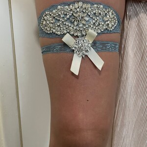 Wedding Garters Plain Elastic Stretch Lace Garter Set Ivory - Etsy