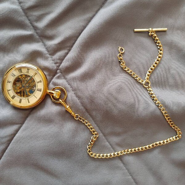 Albert Style Pocket Watch Chain, Customizable With a Variety of ...
