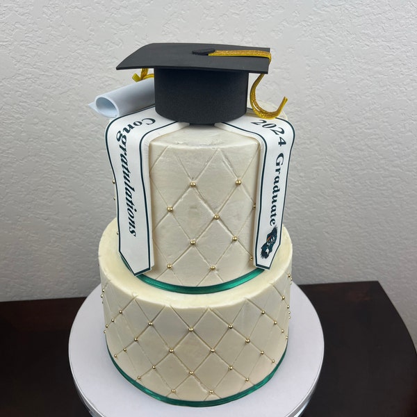 Graduation Cake Topper Class of 2025 Party Decorations, Graduation Cap ...