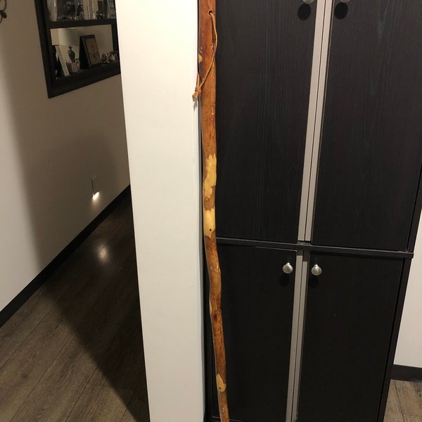 Handcrafted Christian Walking Stick With Carved Cross - Kiln-dried ...