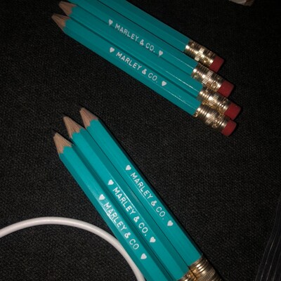 Mini Personalized Pencils, PERSONALIZED Favors - Etsy