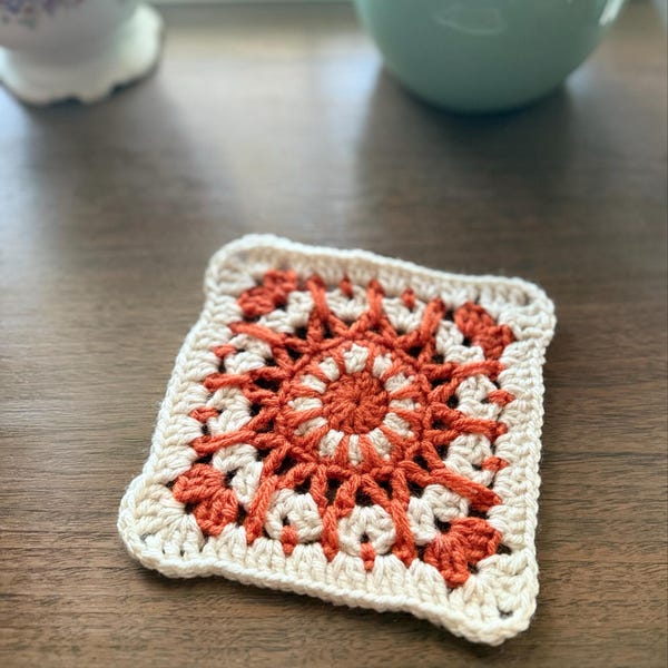 Crochet Mosaic Granny Square Pattern With Video Tutorial (PDF Pattern ...
