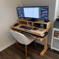 Solid Maple Studio Desk With Piano Drawer - Etsy Canada