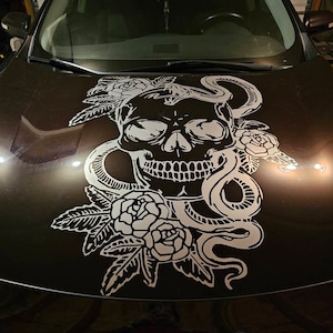 Skull Girl Decal Skull Girl Sticker Sugar Skull Female - Etsy