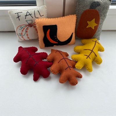 Wool Felt Bowl Fillers. Farmhouse Country Decor. Homespun Decor. Felt ...