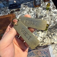 Hand Punched Brass or Aluminum Numbered Tags Custom Numbered Locker ...