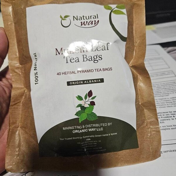 Organic Way Moringa Leaf Powder Herbal Tea Organic, Kosher, USDA ...