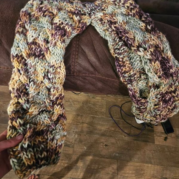 Knitting Pattern Freestyle Shrug Oversized Knitted Bolero Bell Sleeve ...