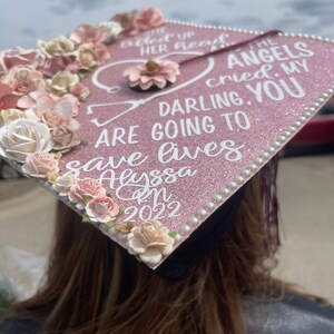 Lifted Her Head Angels Cried Graduation Cap Topper - Etsy