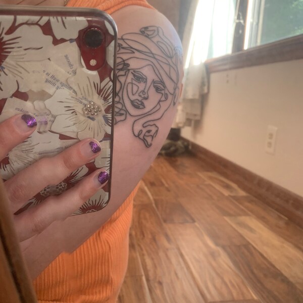 AOC, Alexandria Ocasio-cortez Printable One Line Drawing, Feminine ...