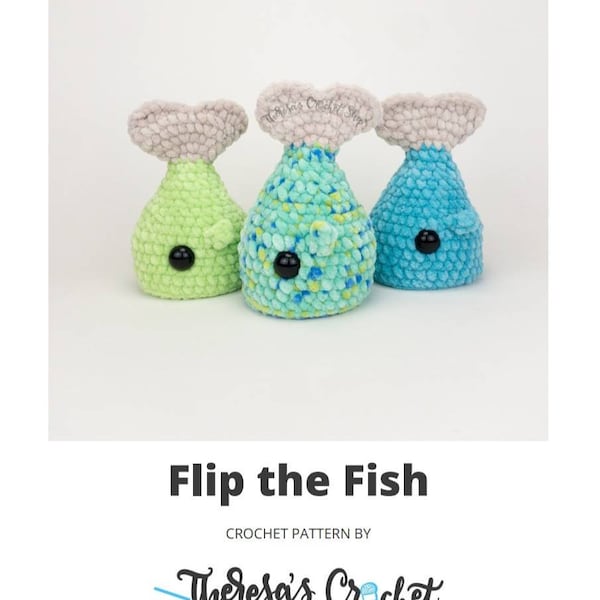 PATTERN: No Sew Flip the Fish Pattern - Amigurumi Funny Fish Pattern ...