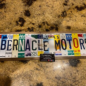 Custom License Plate Signs Personalized Gift Custom Gifts - Etsy