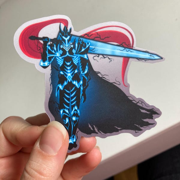 Igris, Solo Leveling, Handmade Laminated Sticker - Etsy
