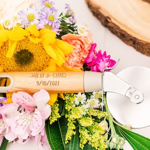 Custom Pizza Cutter Engraved Pizza Slicer Tomato Pie Lover Gift Kitchen ...