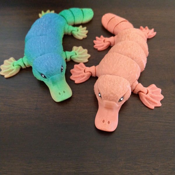 Robolotl Robot Axolotl Digital .STL File for 3d Printing, Articulated ...