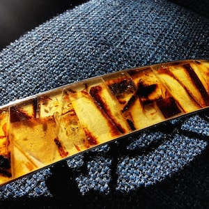 Amber Hair Clip in Many SIZES and COLORS Baltic Amber French Barrette ...