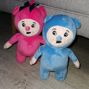 Cuddlies Yum Yum Red Bear Baby TV Inspired Soft Plush Handmade Toy ...