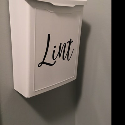 Lint Decal Label / Laundry Room Decor / Laundry Room Organization ...