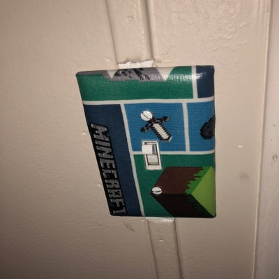 Minecraft Light Switch Cover Outlet Cover Wall Decor Room Decor ...