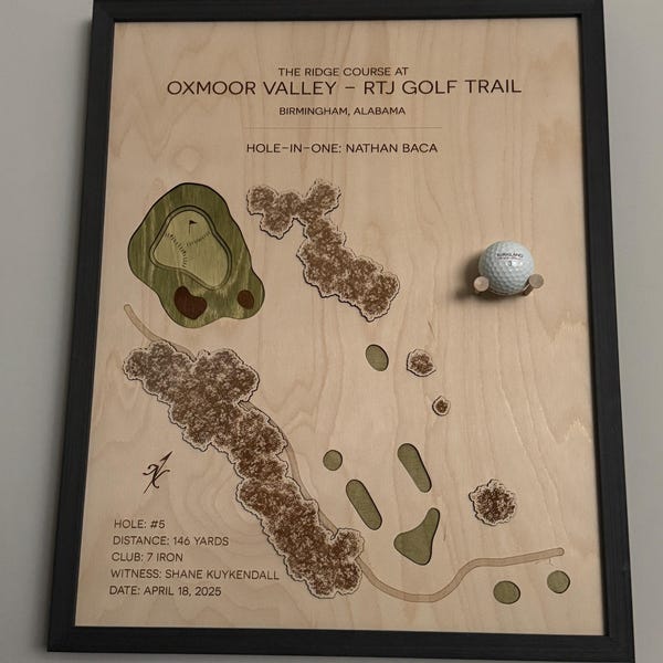 Personalized Hole-in-one | Single Golf Hole | Custom Golf Gift | Golf ...