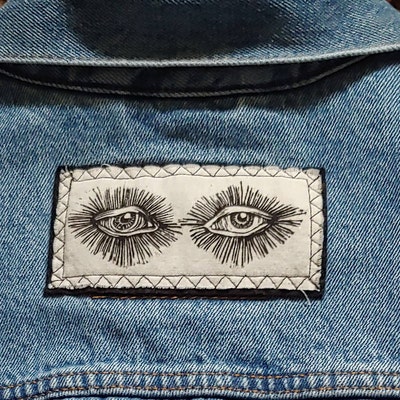 Handmade Eyes Patch Handmade Patch Handmade Patches Eyes Patch Patch ...