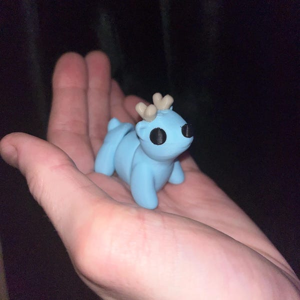 Flexi Chicken Articulated Chicken Fidget Toy Designed by Zou3d - Etsy