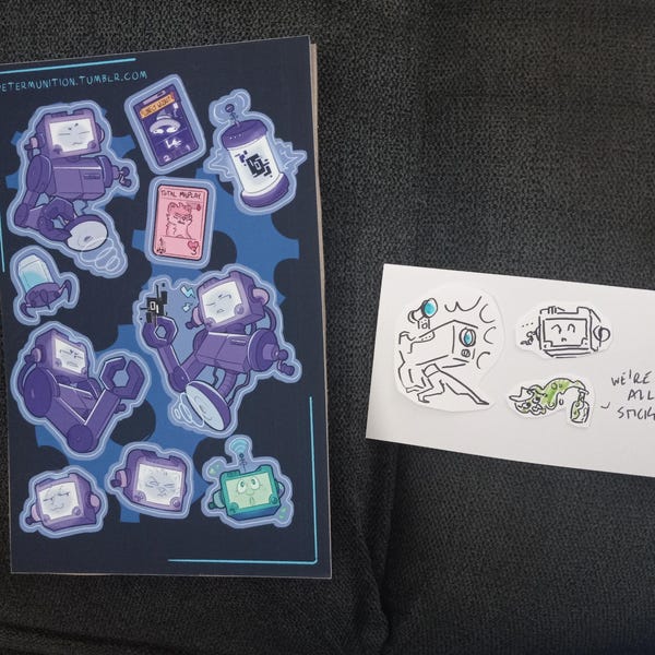 P03 Sticker Sheet — Inscryption - Etsy