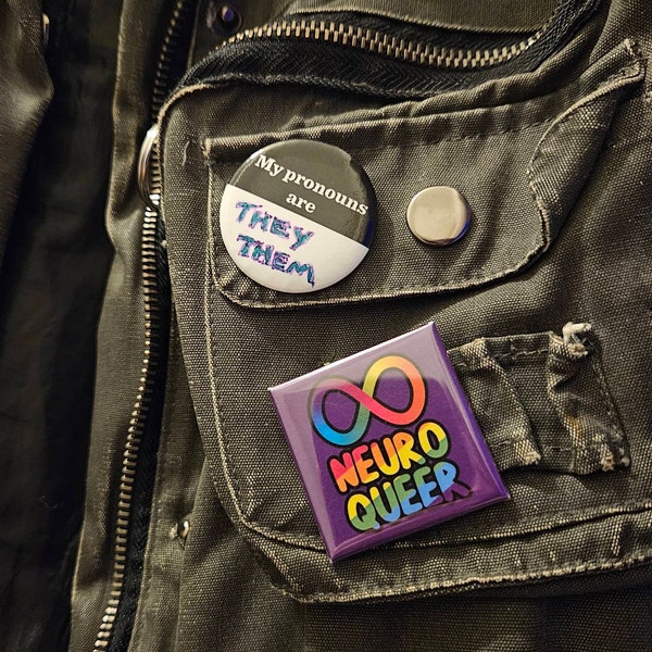 Neuroqueer Infinity Symbol Vinyl Sticker - Neurodiversity - Etsy