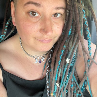 Wool Dreads Ombre Brown on Blond Dreadlocks Threads, Ribbons Boho ...