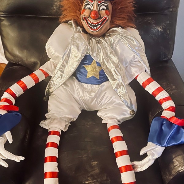 Poltergeist Clown Prop, Wired Arms, Pink or Blue Version Durable ...