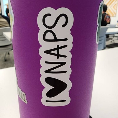 I Heart Naps Sticker, Funny Nap Stickers, I Need to Nap Laptop Decals ...