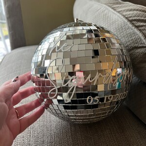 Personalizable Disco Ball Weddings, Socials, Showers, Events, Parties ...