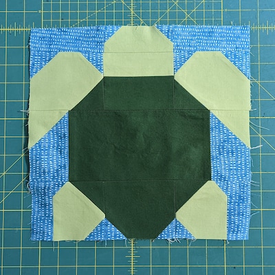 PDF Pattern Sea Turtle Quilt Block Pattern, Traditional Quilt Block ...