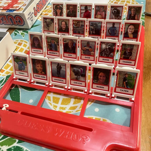 Editable Guess Who Game Template | Custom Photo Party Game, Printable ...