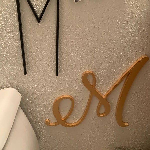Extra Large Wood Letter, Initial Wall Hanging, Wedding Backdrop Letter ...