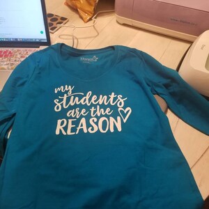 Teacher Svg, My Students Are the Reason Svg, Teacher Shirt, Teacher ...