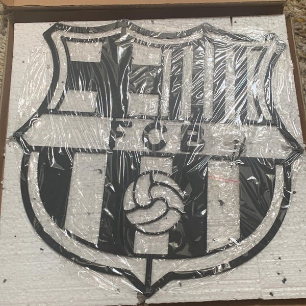 Metal Wall Decor, Fcbarcelona Metal Wall Decor, FC Barcelona Team Metal ...