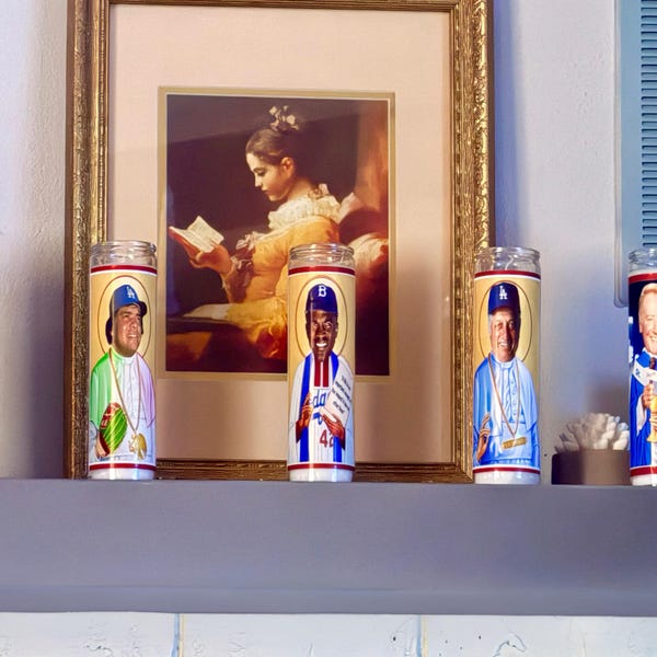 Dodger Legands Candle - Etsy